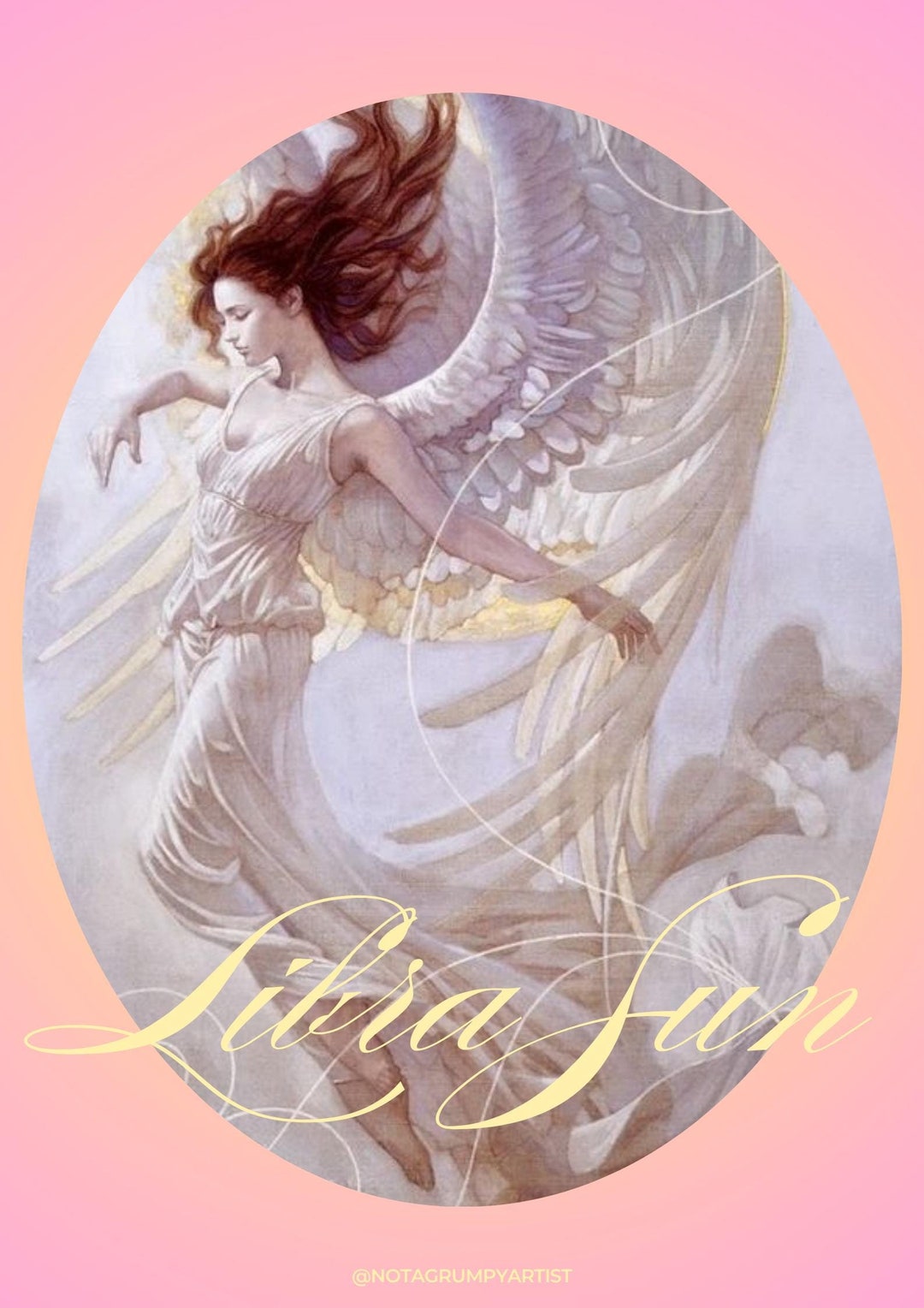 Libra Sun Printable Poster - Etsy