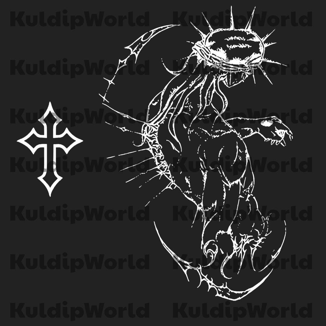 Brandless JJBA Jesus Png, Vintage Cross Png, Menswear Gift Gym Png ...