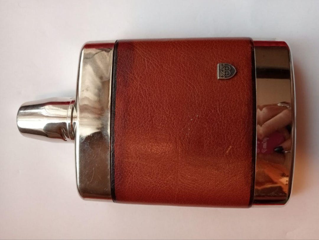 Vintage Made in Germany Hip Flask / Vintage Hip Flask / Wiskey Vintage ...