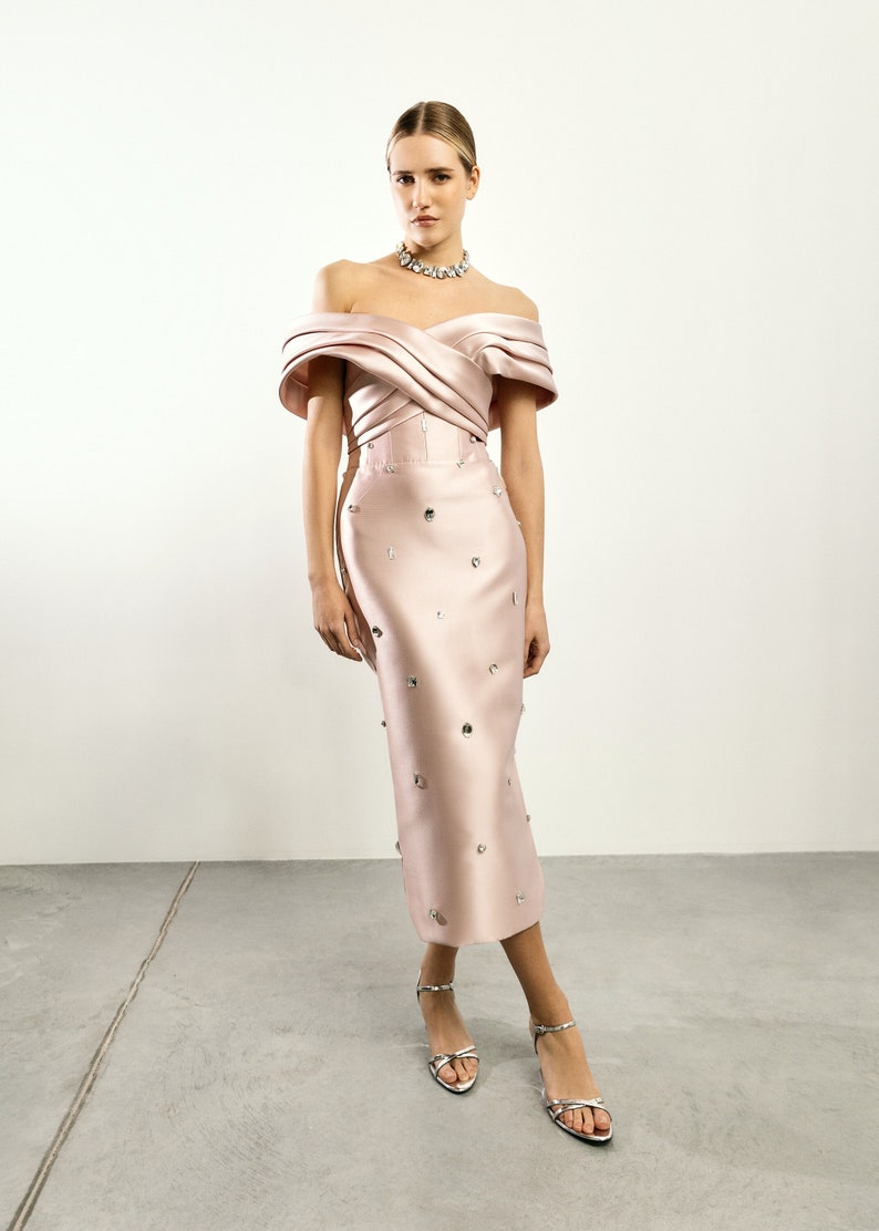 Alani Dress, Midi Corset Dress, Cocktail Dress, Party Dress, Prom Dress ...