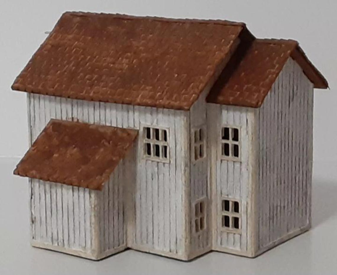 Waterfront #2 Kit - 2 Building Kits and 1 Pier Set - Z Scale Model ...