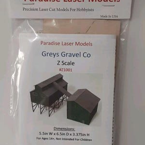 Greys Gravel Kit - 2 Track Structure - Z Scale Model Train - New ...