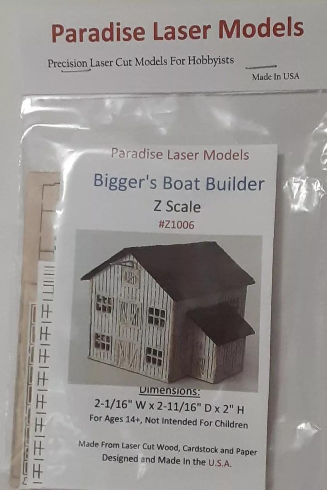 Waterfront #2 Kit - 2 Building Kits and 1 Pier Set - Z Scale Model ...