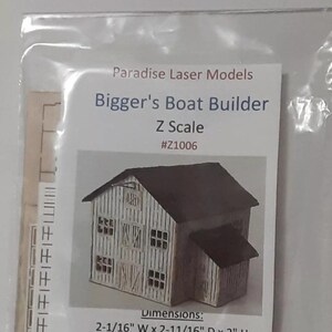 Waterfront #2 Kit - 2 Building Kits and 1 Pier Set - Z Scale Model ...