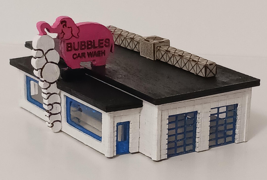 Bubbles Car Wash Kit - N Scale Model Train - New - Fast, Free Shipping ...