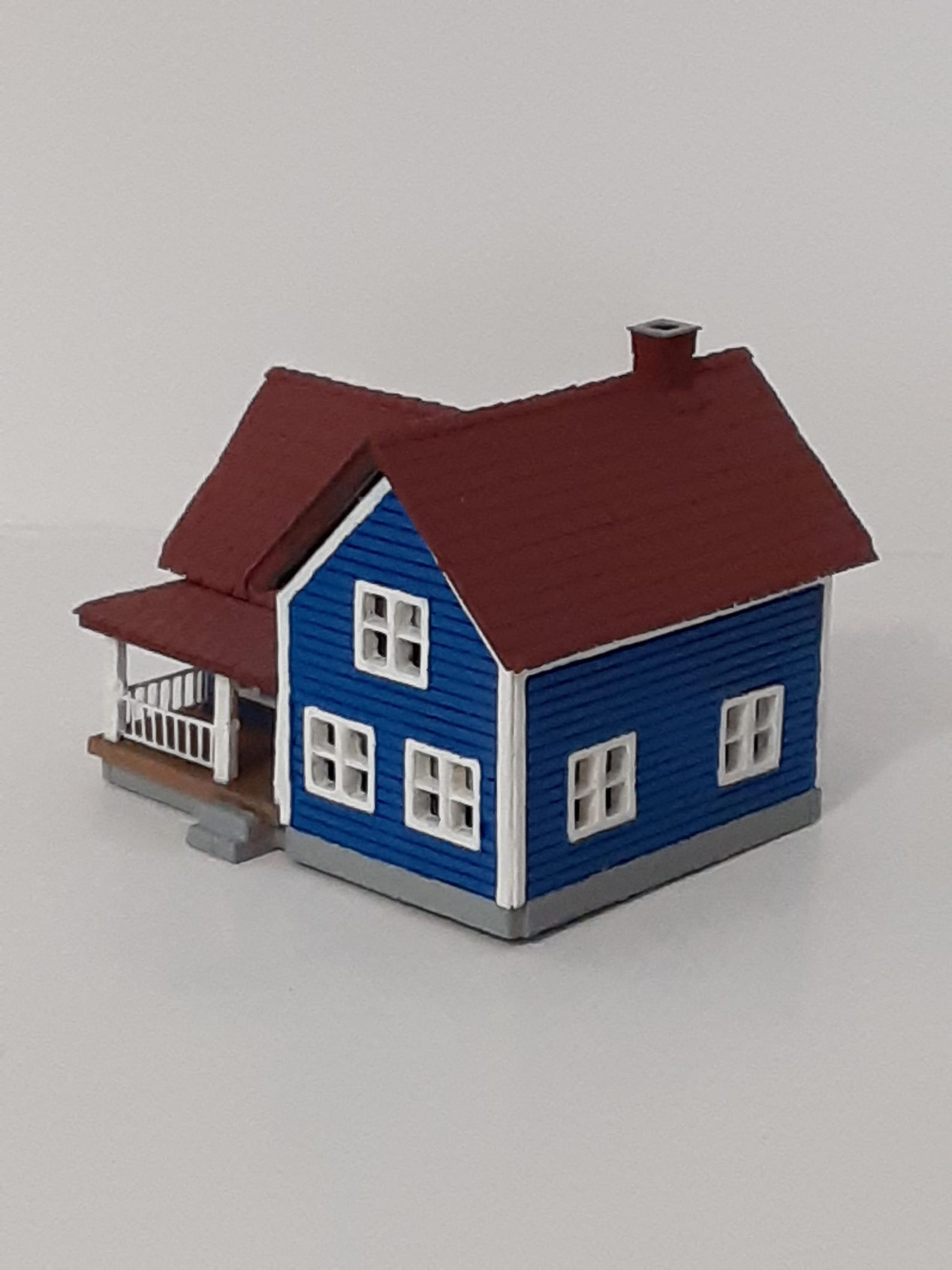 Two Story House Kit - Left Entry Design - Z Scale Model Train - New ...