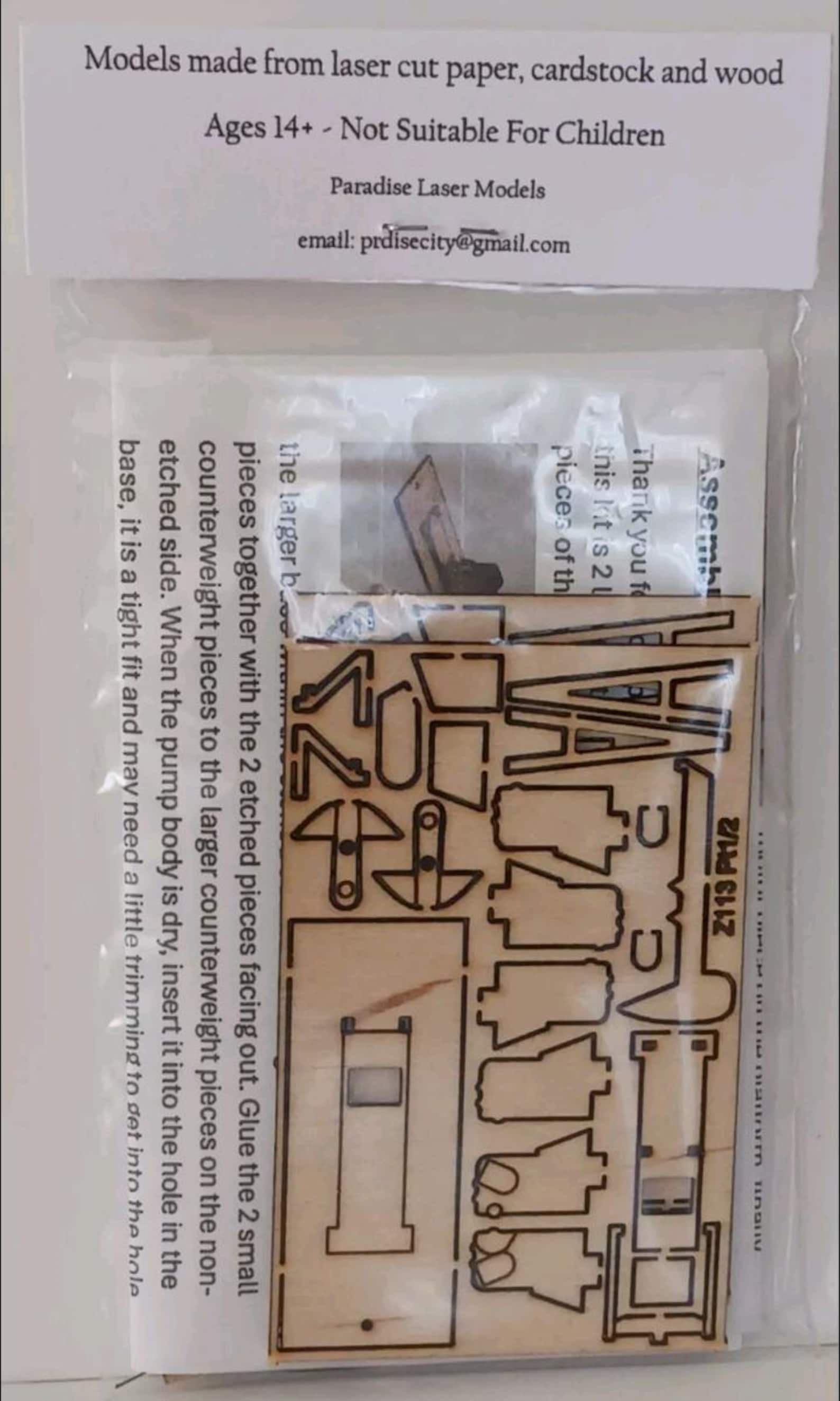 Horsehead Oil Pump Kit - Makes 2 Pumps - Z Scale Model Train - New ...