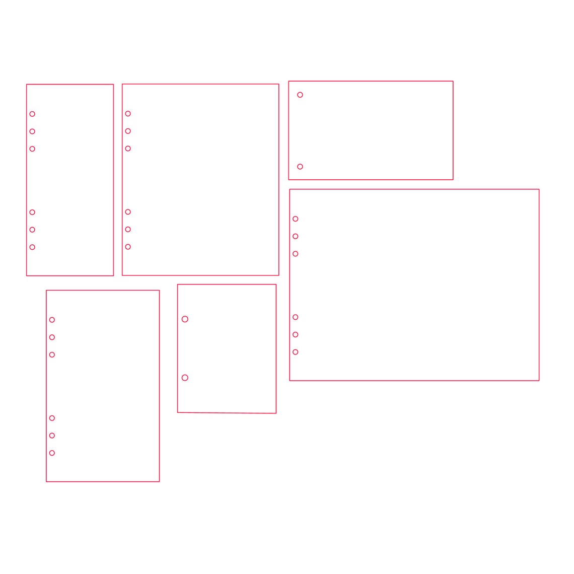 Page Protector Digital Cut Files 6x8, 10x8, 6x4, 4x8 & 4.25x5.5, Memory ...