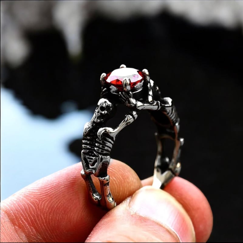 Gothic Engagement Rings - Etsy