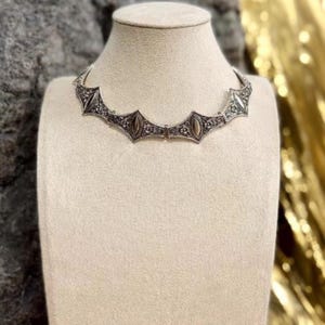 Medieval Gothic Choker Necklace | Vintage Lace Choker | Dark Aesthetic ...