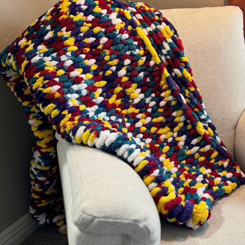 Knit Blanket - Etsy