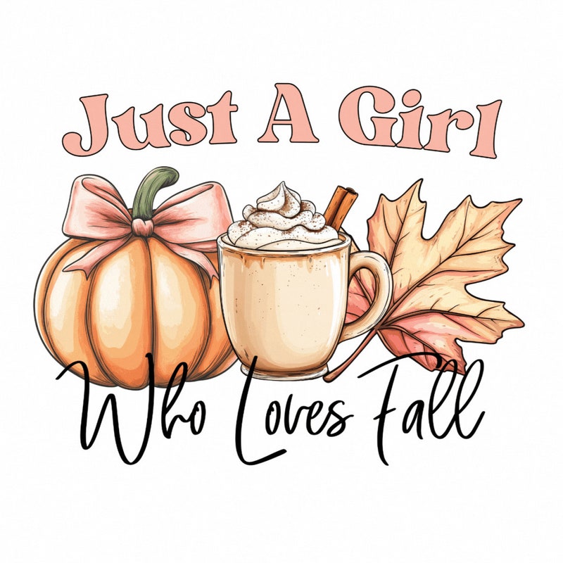 Girl Fall Svg - Etsy