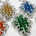 Custom Color Aluminum Chainmail Keyring - Etsy