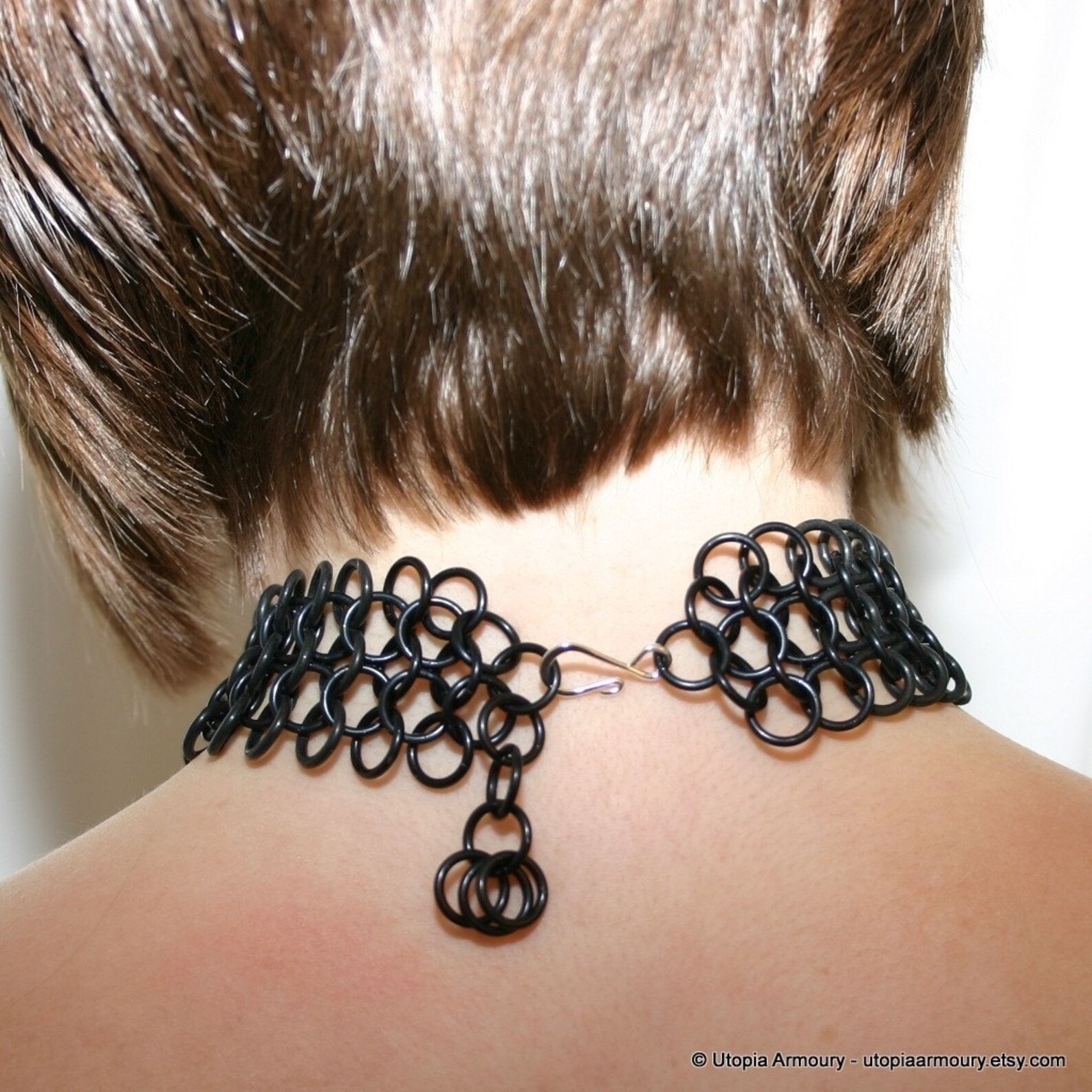 Custom Color Rainbow Chainmail Stretch Choker - Etsy