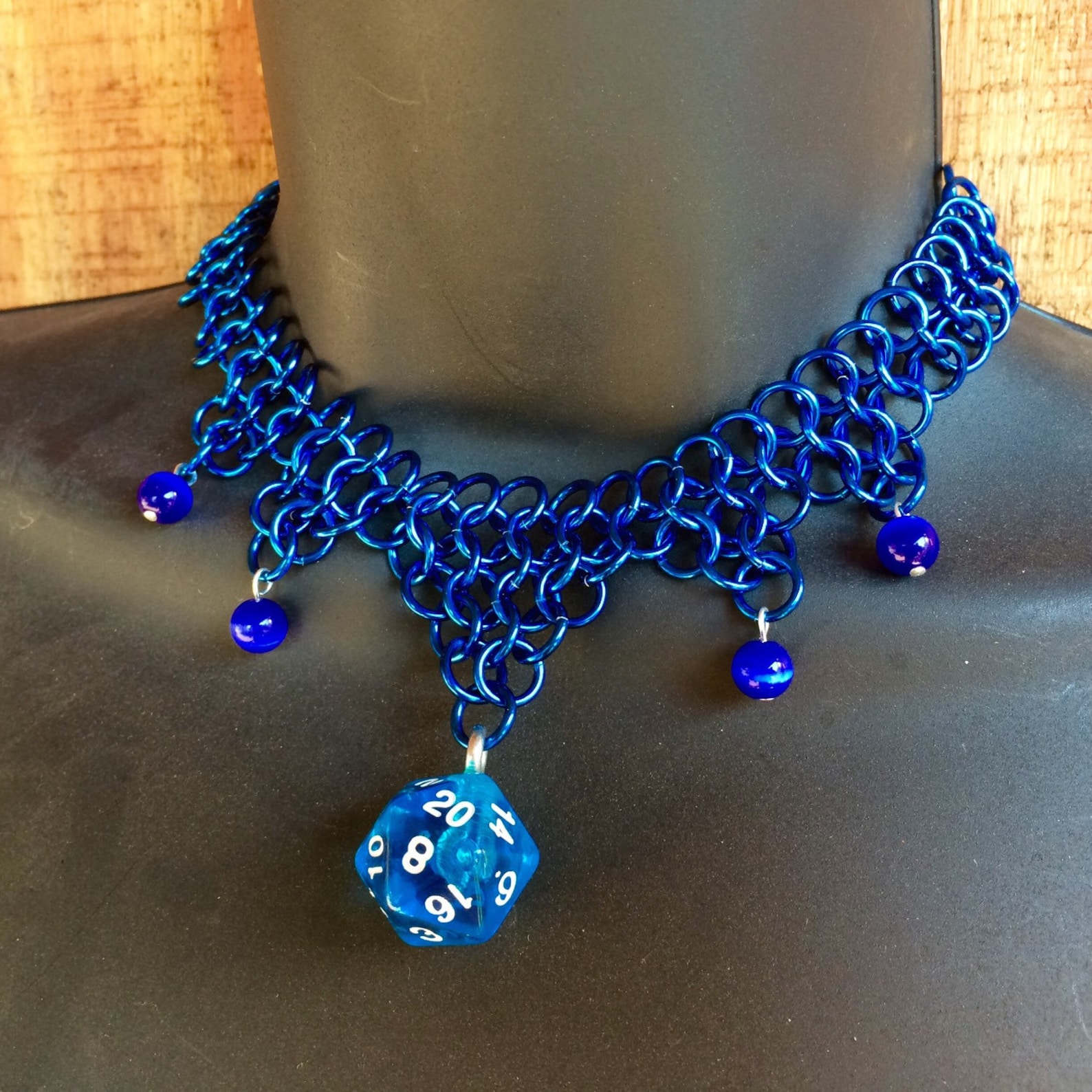 Chainmail Necklace Chainmaille Necklace Chainmail Jewelry Gift | Etsy