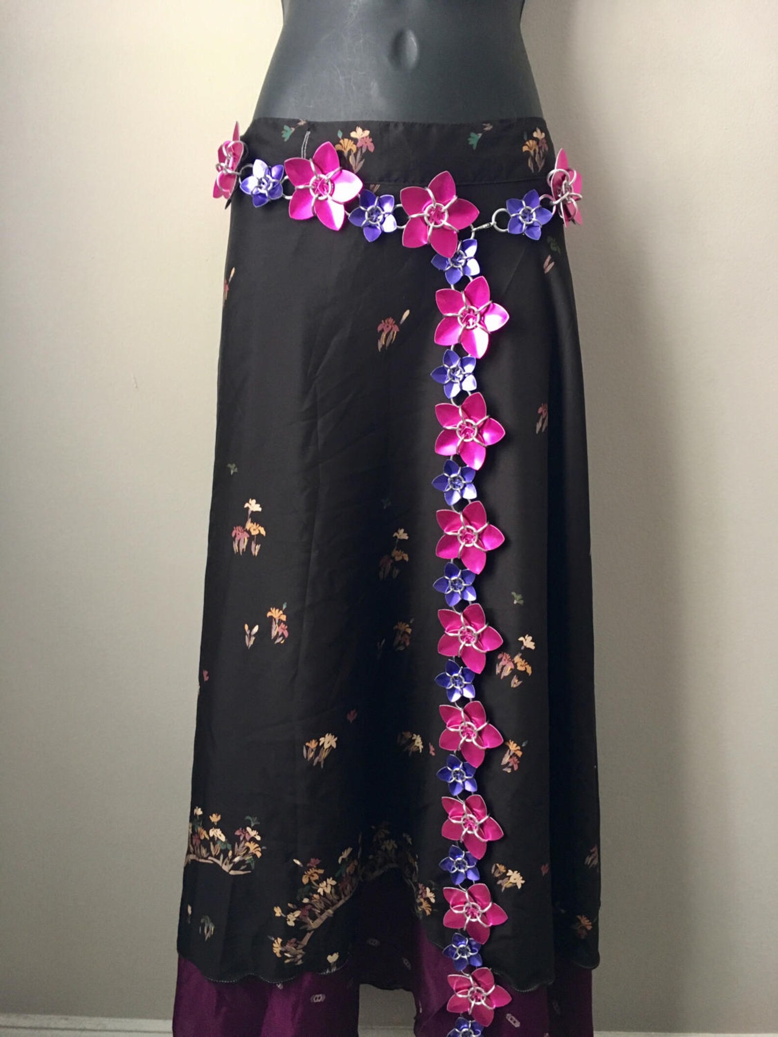 Scale Flower Princess Belt Scalemaille and Chainmaille - Etsy