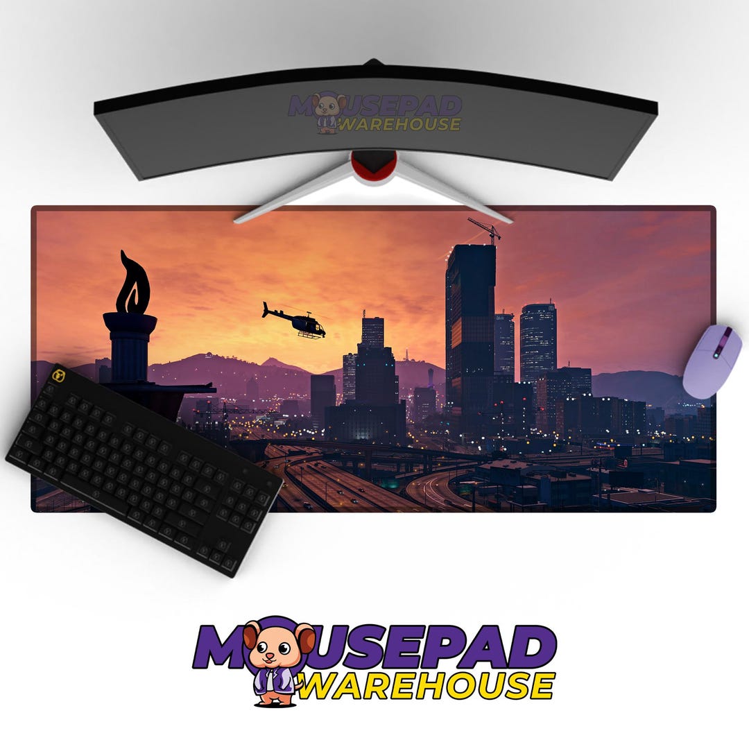 Grand Theft Auto V GTA Inspired Mousepad 587534 // Large Desk Mat, TCG ...