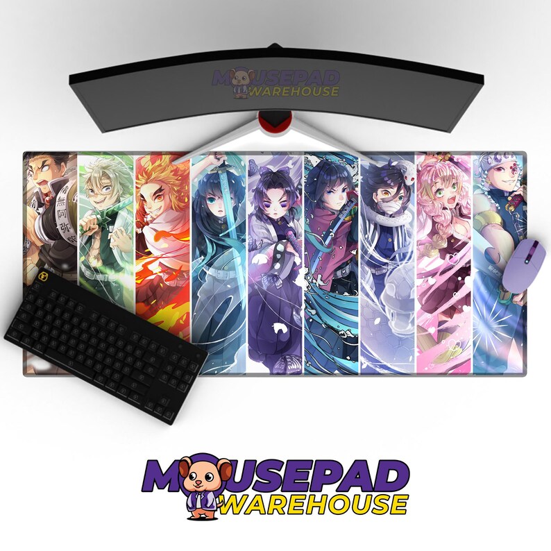 Demon Slayer Inspired Anime Mousepad 1042104 // Large Desk Mat, TCG ...