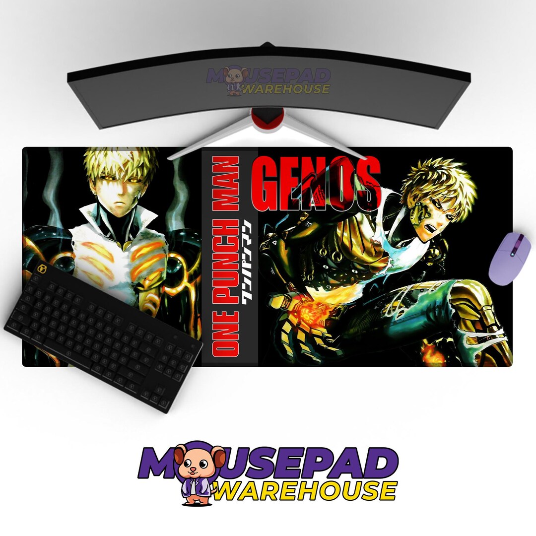 One Punch Man Inspired Anime Mousepad 670103 // Large Desk Mat, TCG ...