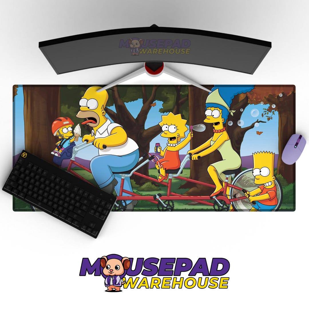 The Simpsons TV Show Inspired Mousepad 1091424 // Large Desk Mat, TCG ...