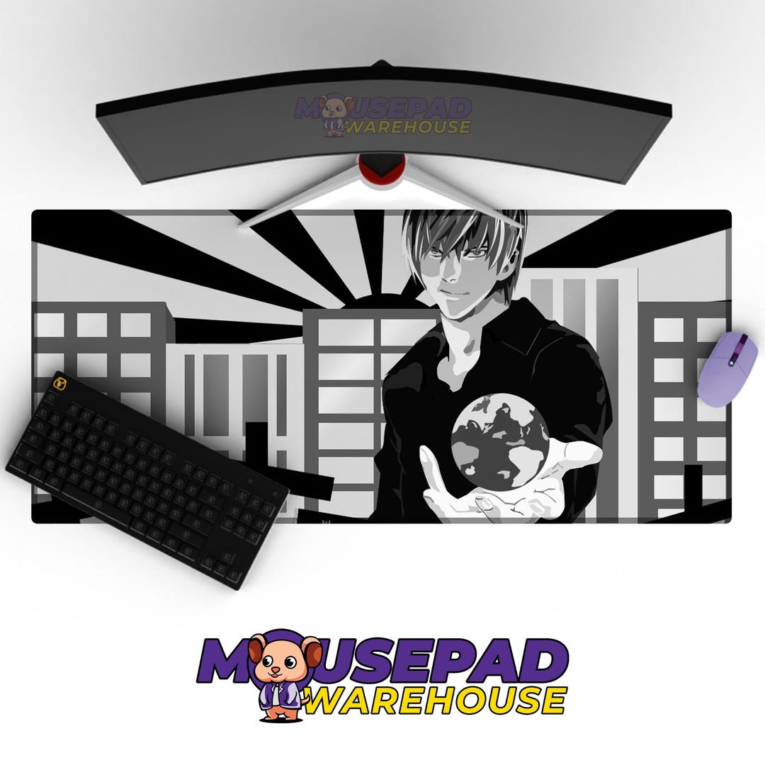 Death Note Inspired Anime Mousepad 323893 // Large Desk Mat, TCG ...