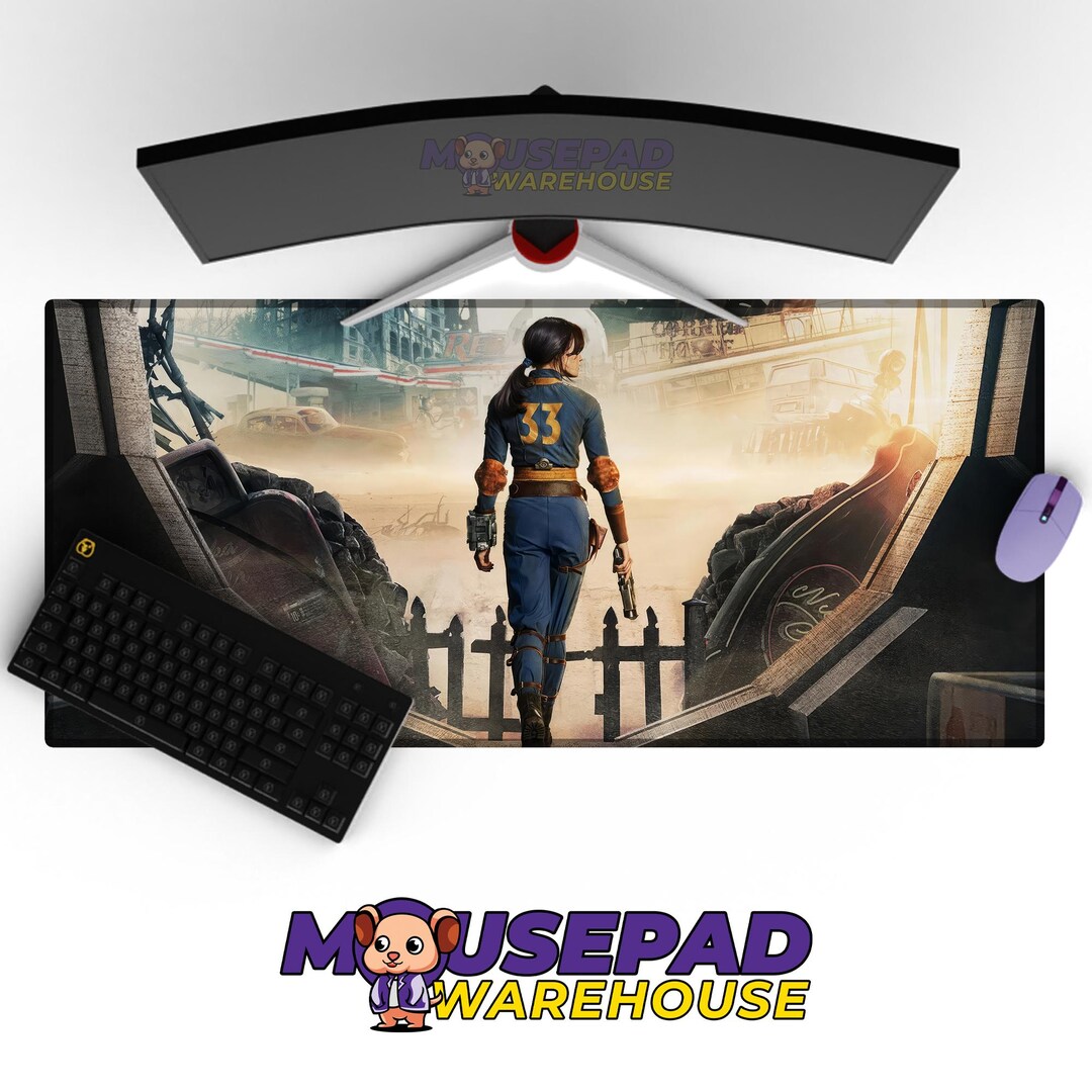 Fallout Inspired Mousepad 1344566 // Large Desk Mat, TCG Playmat, XL ...