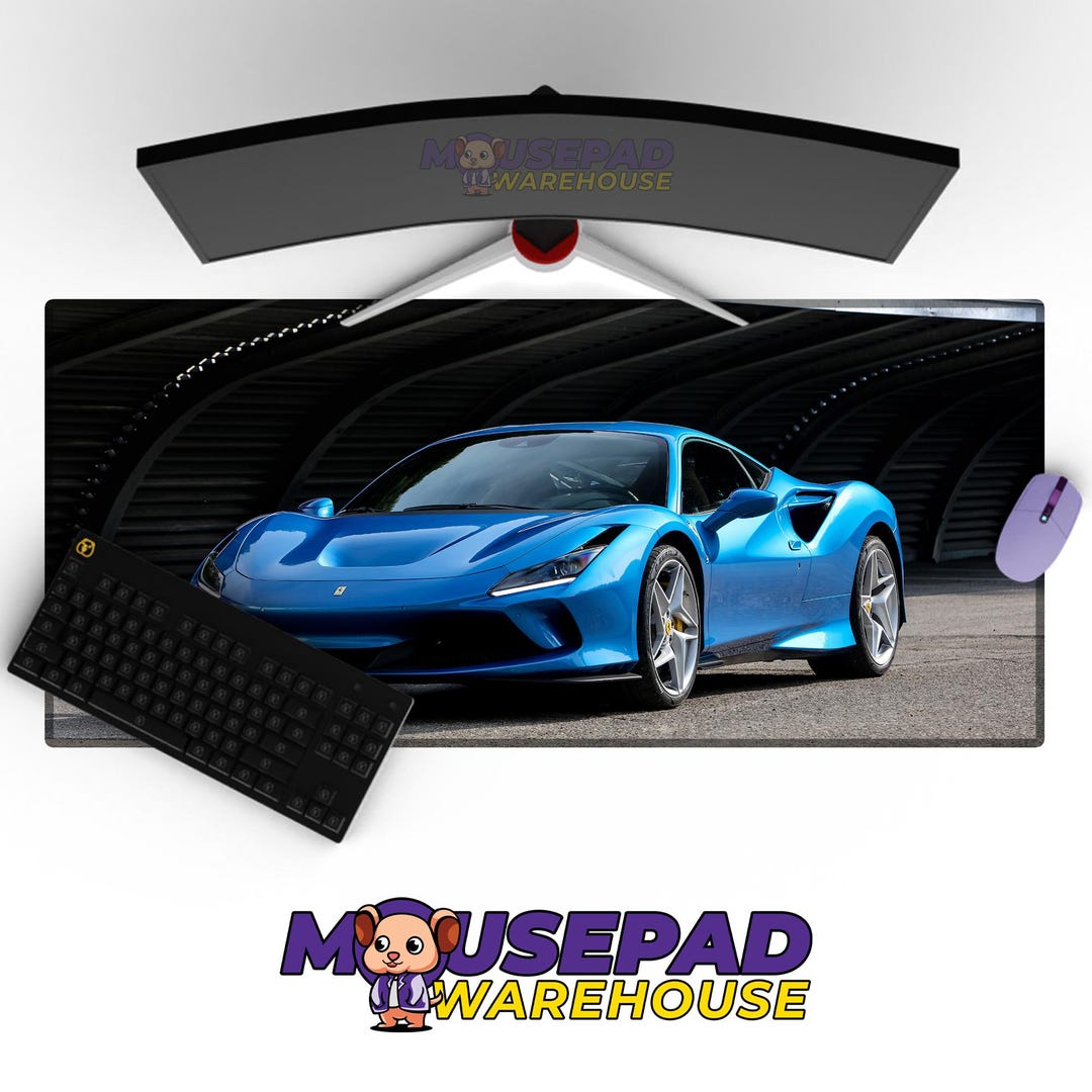 Ferrari F8 Tributo Inspired Car Mousepad 1060716 // Large Desk Mat, TCG ...