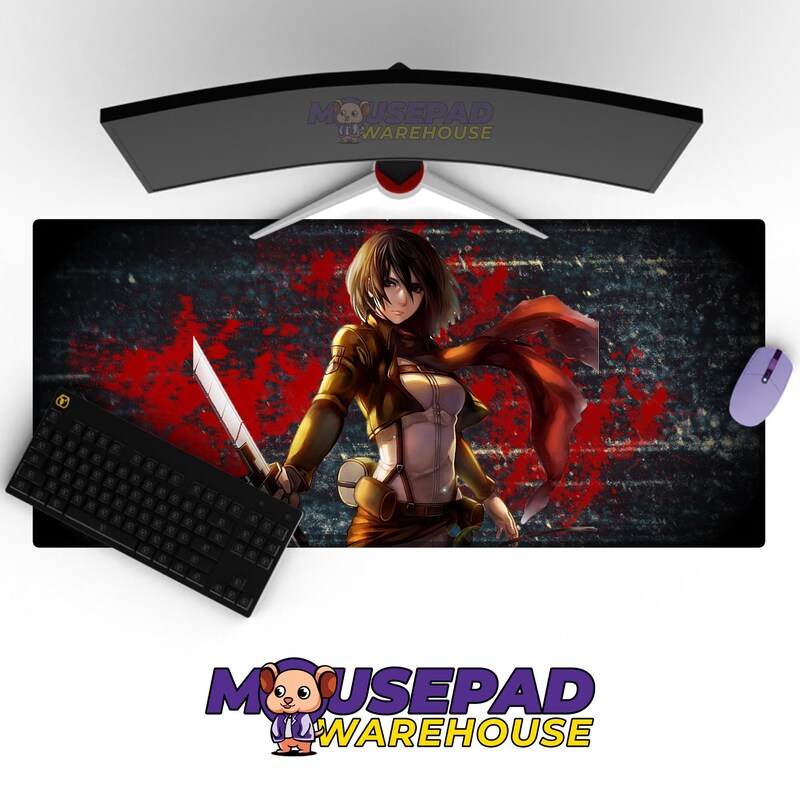 Attack on Titan Mouse Pad - Etsy