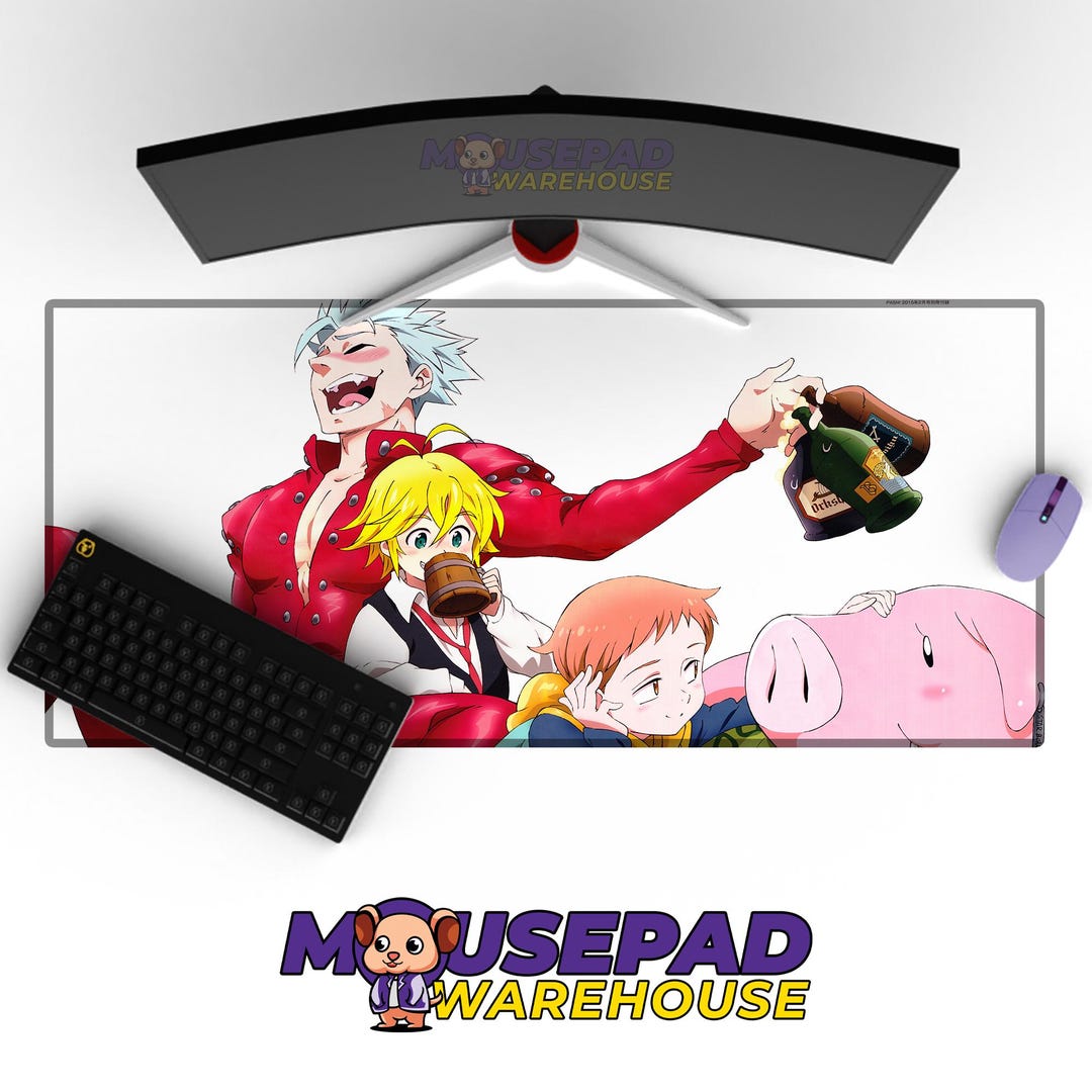 The Seven Deadly Sins Inspired Anime Mousepad 724002 // Large Desk Mat ...