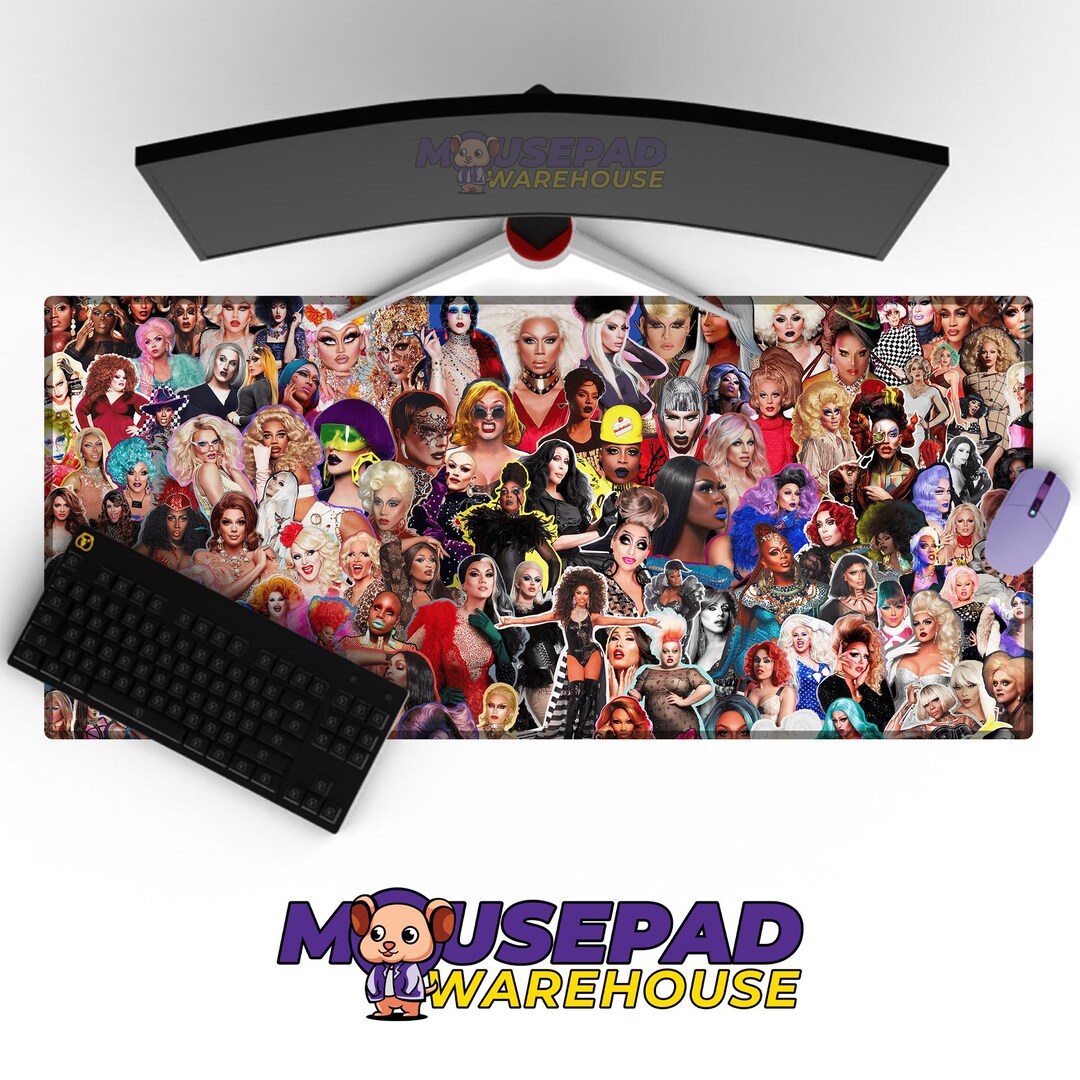 Rupauls Drag Race TV Show Inspired Mousepad 662521 // Large Desk Mat ...
