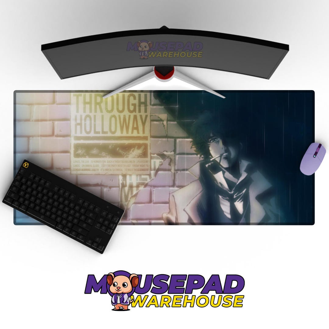 Cowboy Bebop Inspired Anime Mousepad 120125 // Large Desk Mat, TCG ...