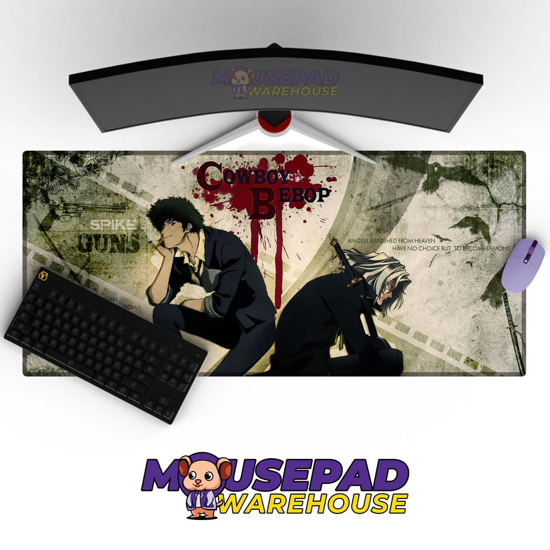 Cowboy Bebop Inspired Anime Mousepad 82409 // Large Desk Mat, TCG ...