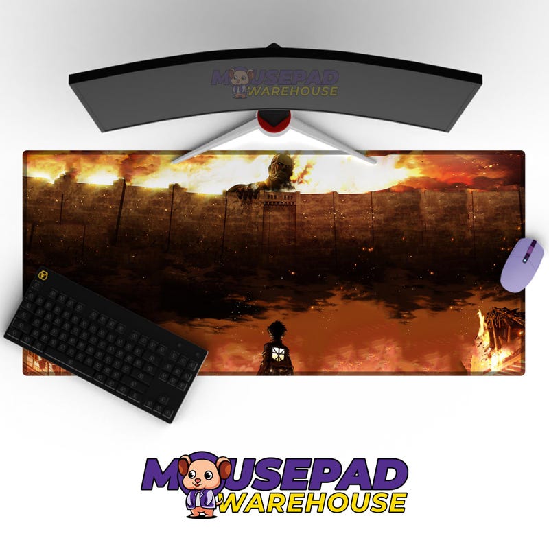 Large Attack on Titan Mousepad - Etsy