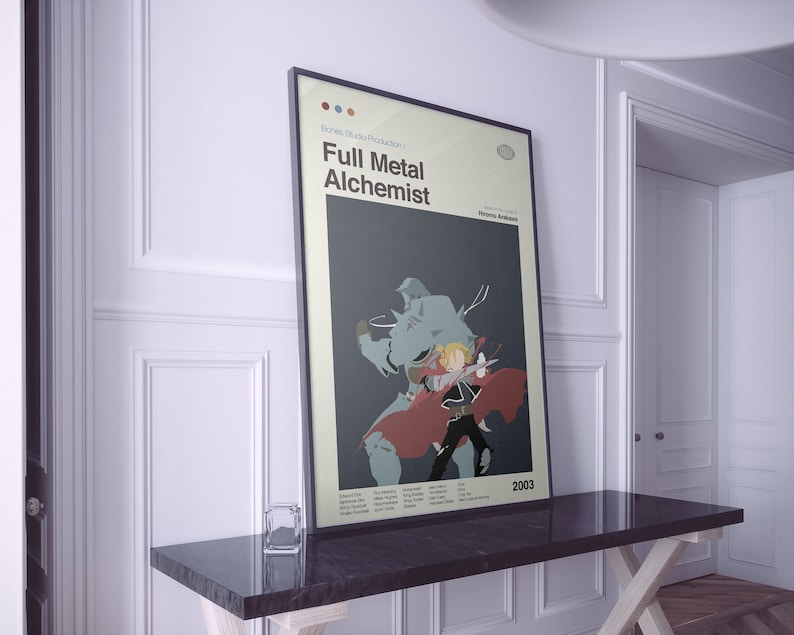 Full Metal Alchemist Brotherhood Poster | Full Metal Alchemist Print ...