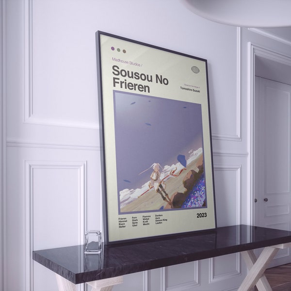 Frieren Poster - Etsy