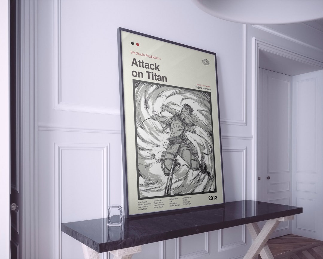 Attack on Titan Poster | AOT Anime Print | Anime Poster | Anime Manga ...
