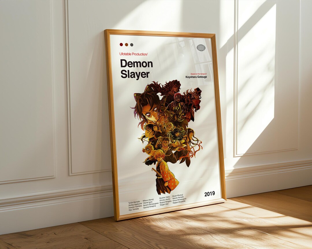 Demon Slayer Poster | Demon Slayer Print | Anime Poster | Manga Print ...