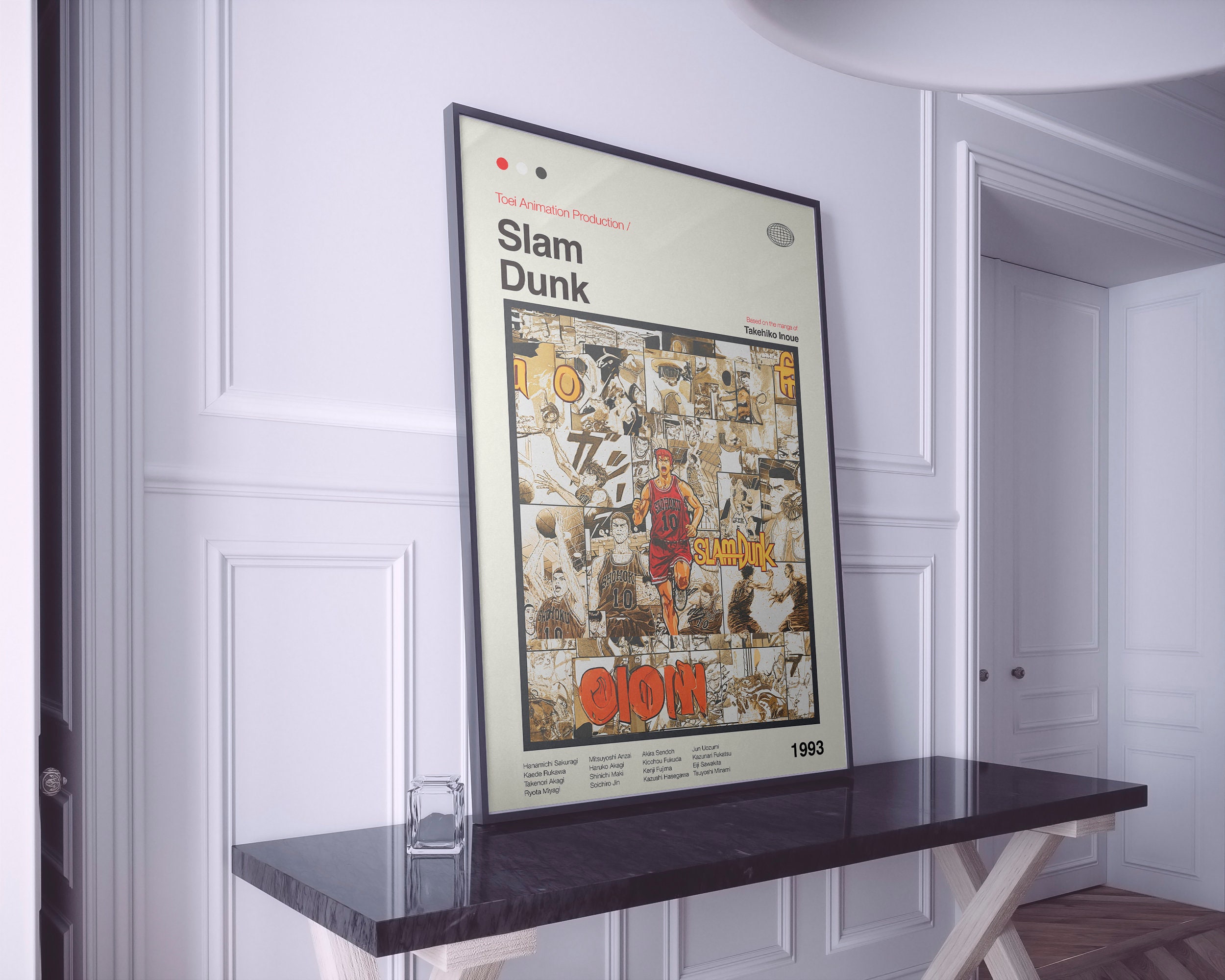 Slam Dunk Poster | Slam Dunk Print | Anime Poster | Anime Manga Art ...