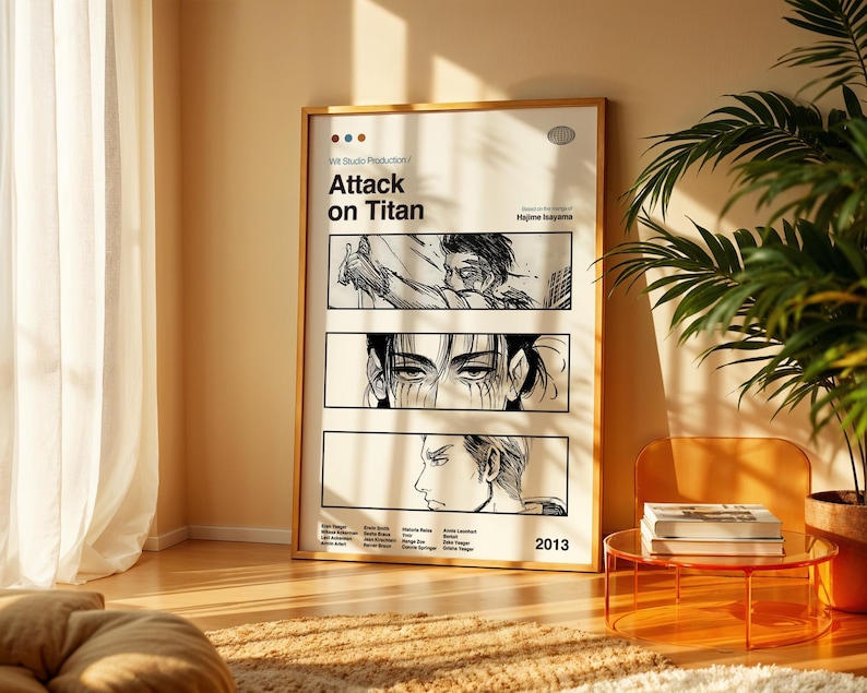 Attack on Titan Poster: AOT Anime Manga Art Print Wall Art - Etsy