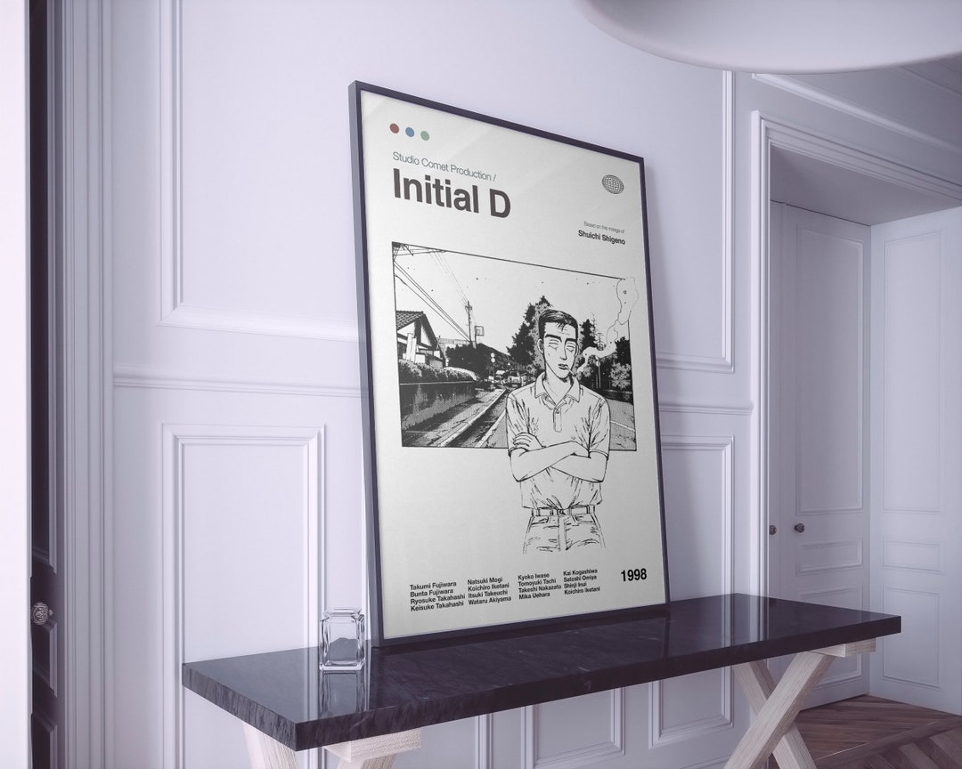 Initial D Poster | Initial D Print | Anime Poster | Anime Manga Art ...