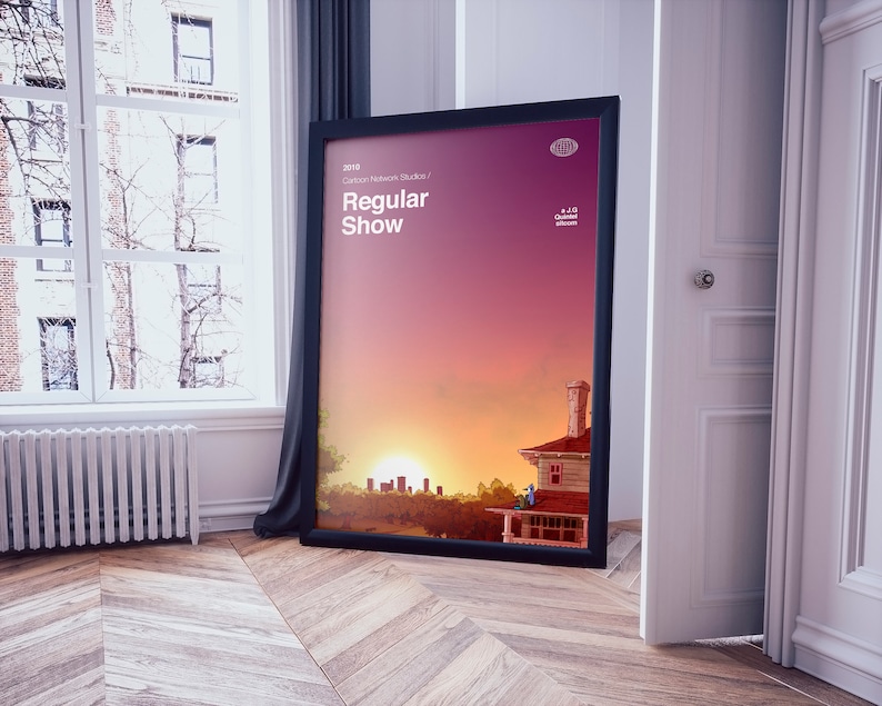 Regular Show Poster | Regular Show Print | TV Series Poster | Cartoon ...