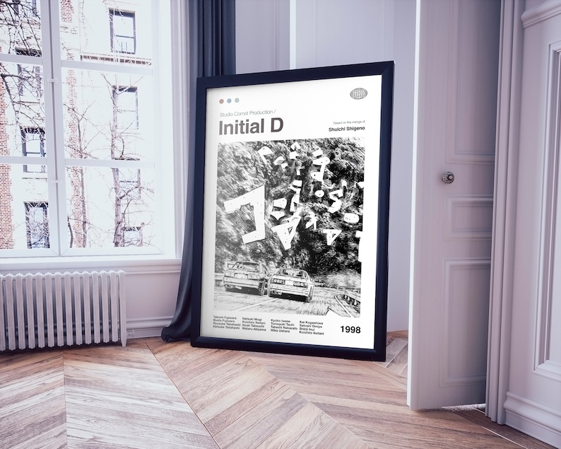 Initial D Poster | Initial D Print | Anime Poster | Anime Manga Art ...