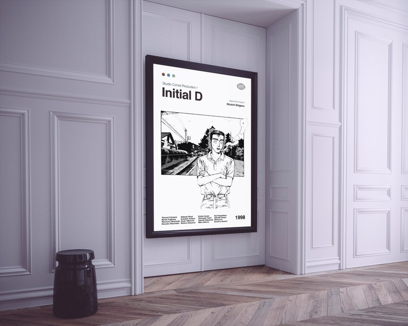 Initial D Poster | Initial D Print | Anime Poster | Anime Manga Art ...