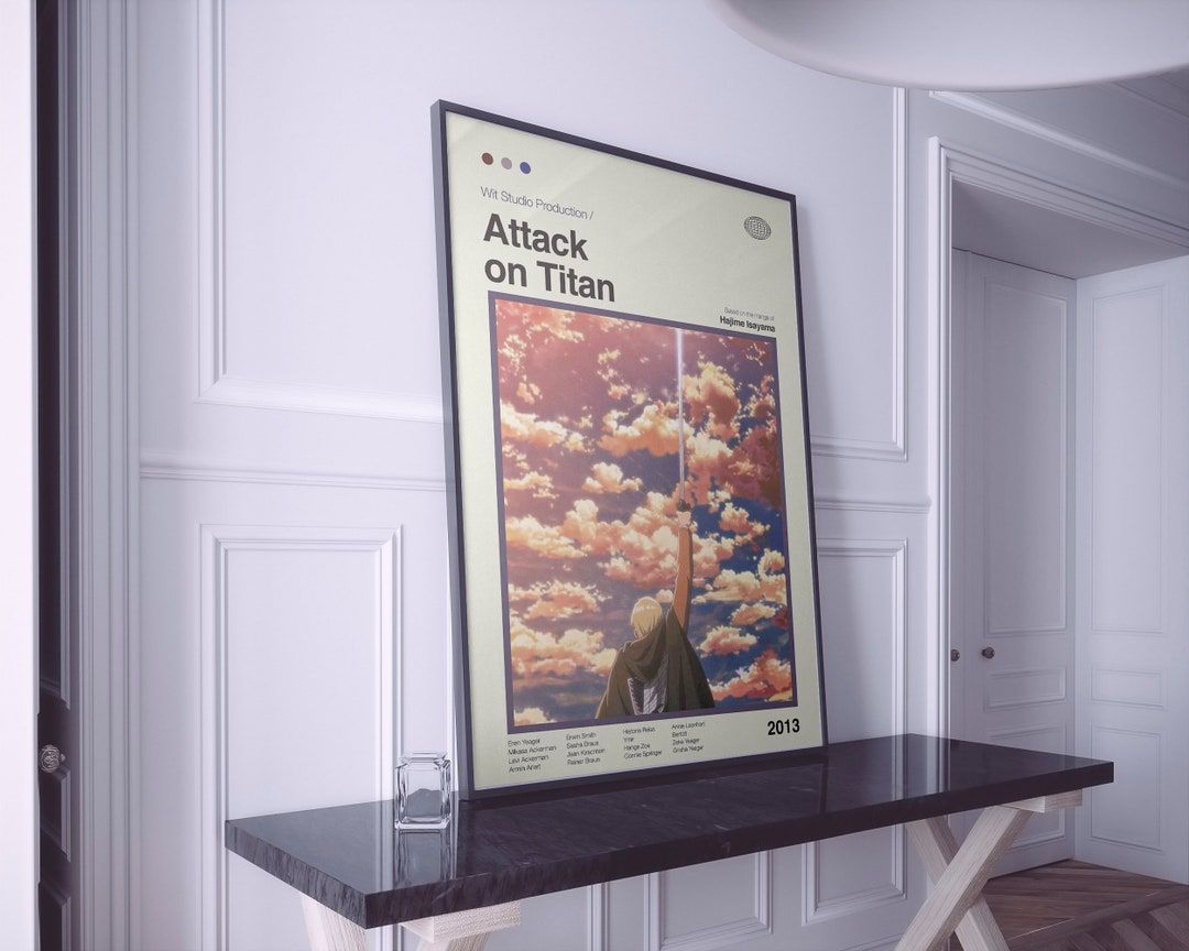 Attack on Titan Poster | AOT Anime Print | Anime Poster | Anime Manga ...