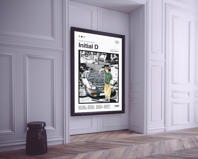 Initial D Poster | Initial D Print | Anime Poster | Anime Manga Art ...