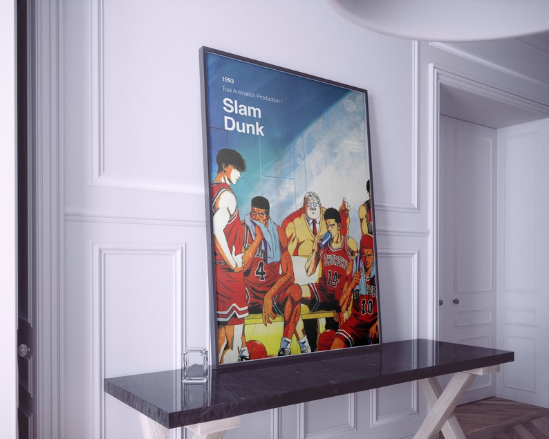Slam Dunk Poster | Slam Dunk Print | Anime Poster | Anime Manga Art ...