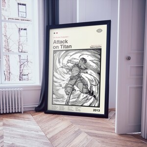 Attack on Titan Poster | AOT Anime Print | Anime Poster | Anime Manga ...