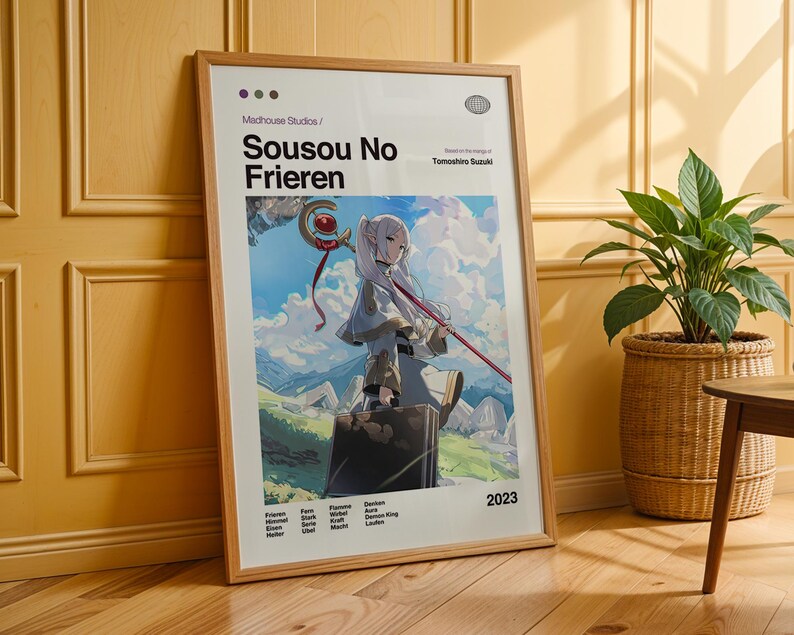 Sousou No Frieren Anime Poster: Frieren Manga Art Print - Etsy
