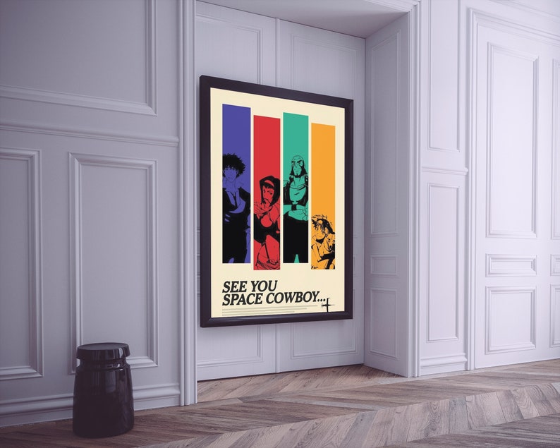 Cowboy Bebop Poster | Cowboy Bebop Print | Anime Poster | Anime Manga ...