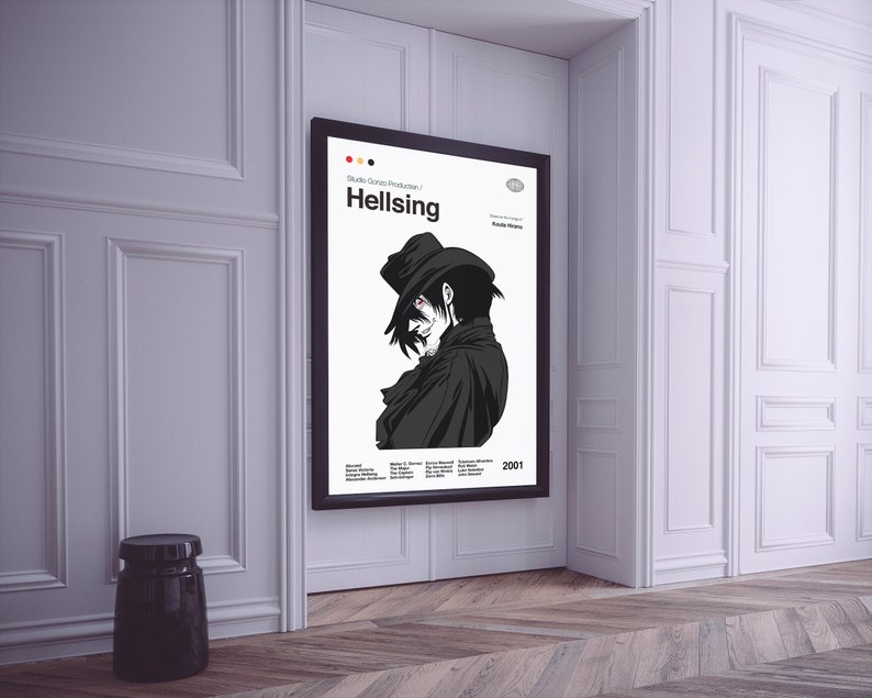 Hellsing Poster | Hellsing Ultimate Anime Print | Anime Poster | Anime ...